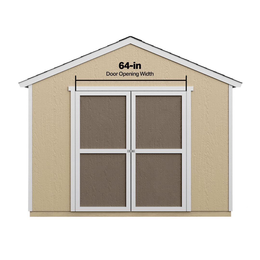 Sanarac Wooden Outdoor Storage Shed | Shed Liquidators