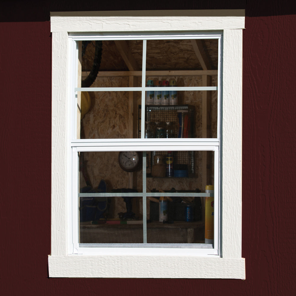 Functional Shed Window with Screen & Lock | Shed Liquidators